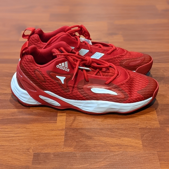 adidas | Shoes | Adidas Exhibit A Red White Size Us Mens 25 | Poshmark